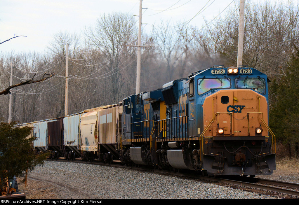 CSX 4723 K534 Bauxite Empties